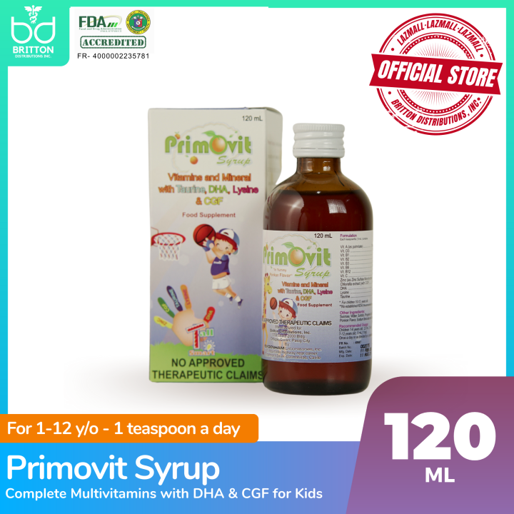 PRIMOVIT 120ml (MULTIVITAMINS & MINERALS) | Lazada PH