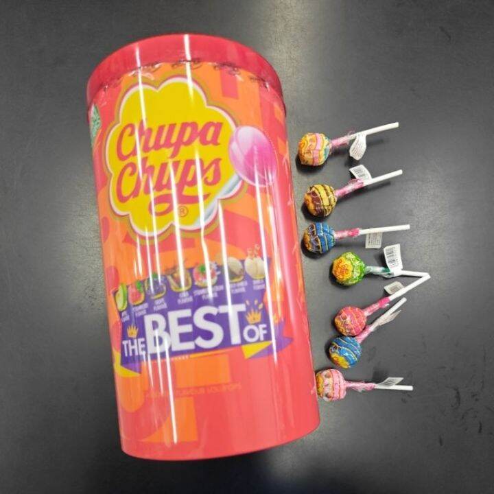 Chupa Chups Assorted Flavours Lollipop 100's | Lazada