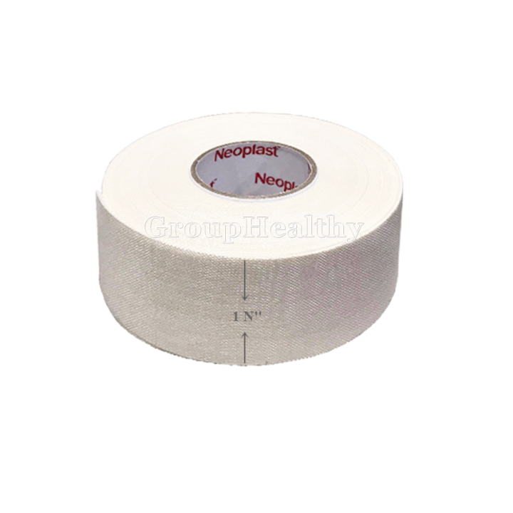 Neotape Porous นีโอเทป เทปผ้าล็อค ผ้ายางปิดแผล แบบรูพรุน 1 นิ้วx10 หลา ...