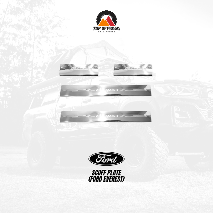 Stainless Scuff Plate for Ford Everest Made in Thailand - Top Offroad ...