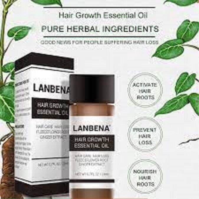 Buy 1 Take 1 Lanbena Hair Growth Essential Oil 20ml Lazada Ph