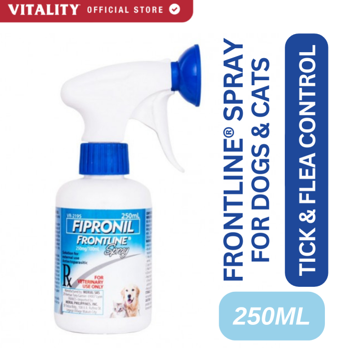 FRONTLINE Spray for Dogs and Cats 250ML - Anti-tick & Flea | Lazada PH