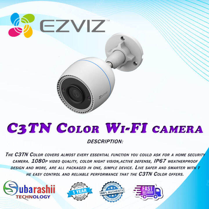 EZVIZ C3TN Color - Wi-Fi Smart Home Camera | Lazada PH