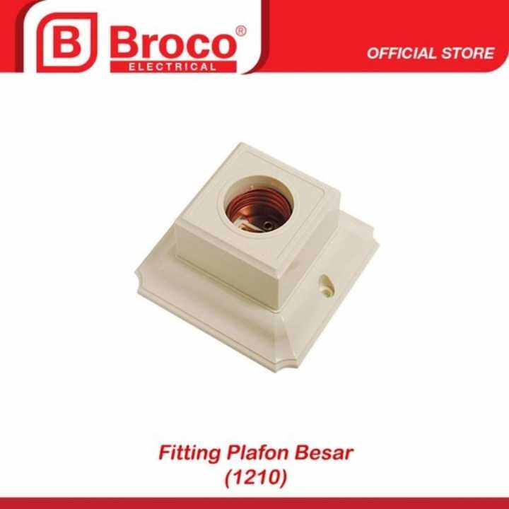 Fitting Plafon Broco 1210 - Holder Lamp Broco Original SNI | Lazada ...