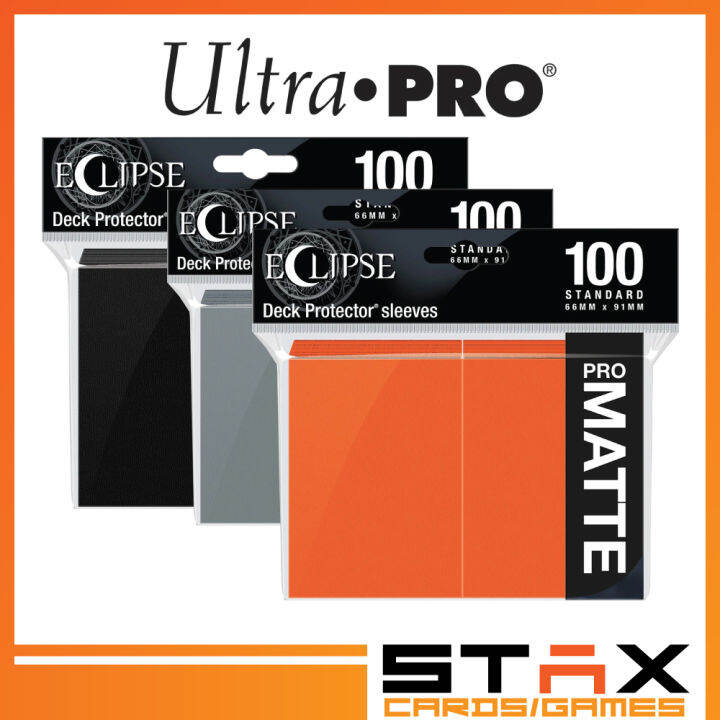 Ultra Pro: Sleeves Eclipse Matte 100CT [ซองใส่การ์ด] | Lazada.co.th