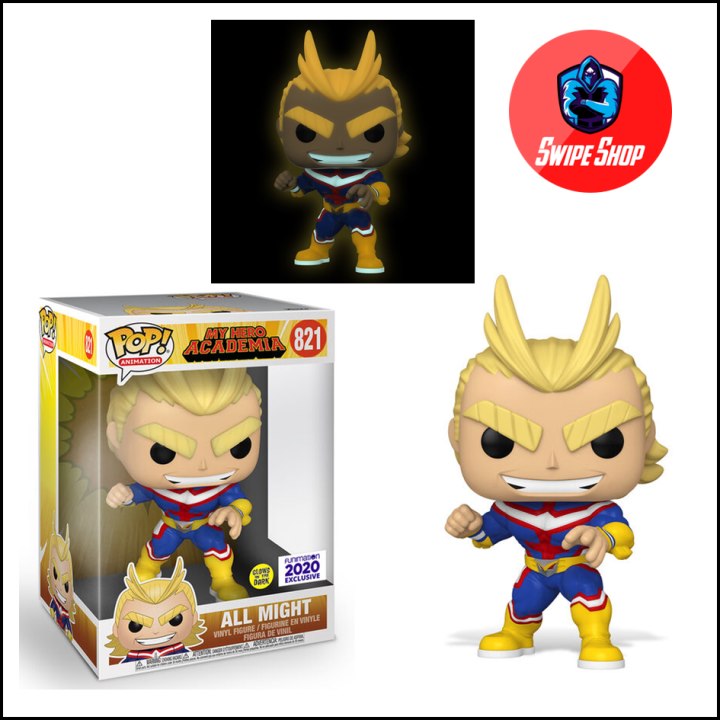 Funko Pop All Might Glow My Hero Academia 10 Inch Funimation Exclusive ...