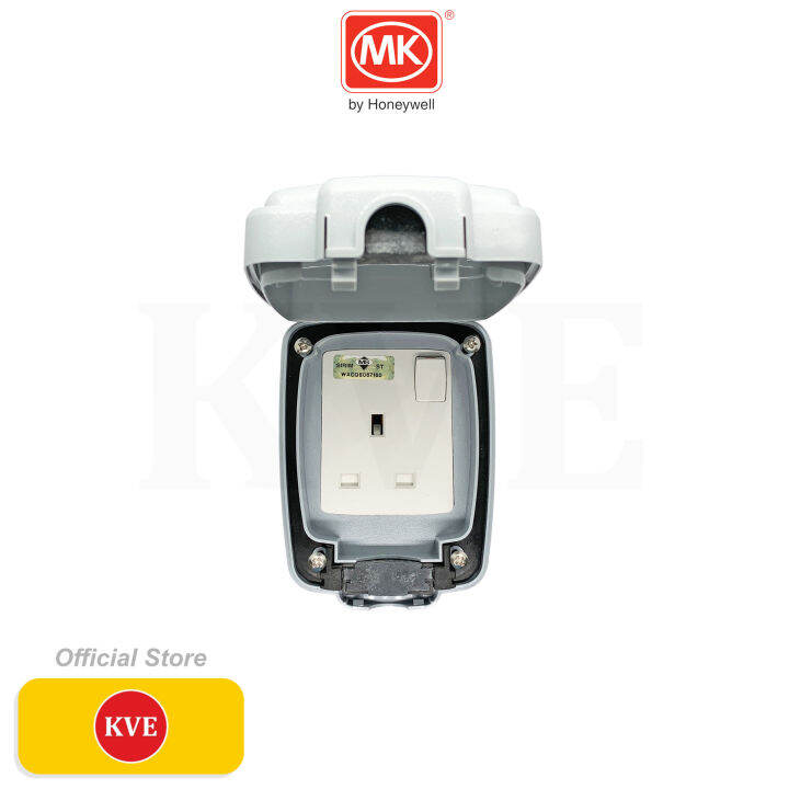 MK Masterseal Compact 13A IP66 Weatherproof Switch Socket 86486GRY | Lazada