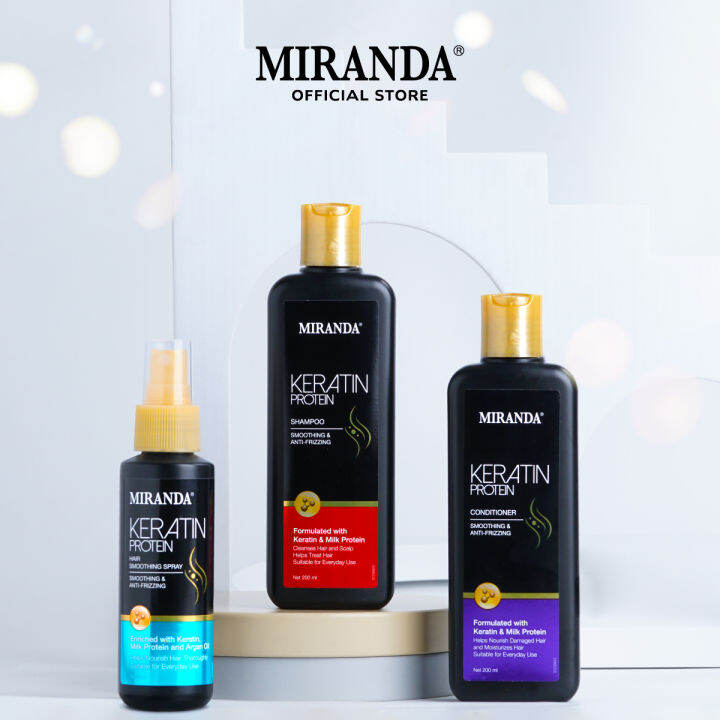 Miranda Keratin Protein Series Hair Treatment Package (New Formula ...