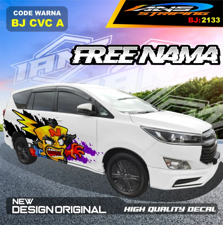 STICKER MOBIL INNOVA REBORN / VARIASI STICKER MOBIL AVANZA / STIKER ...