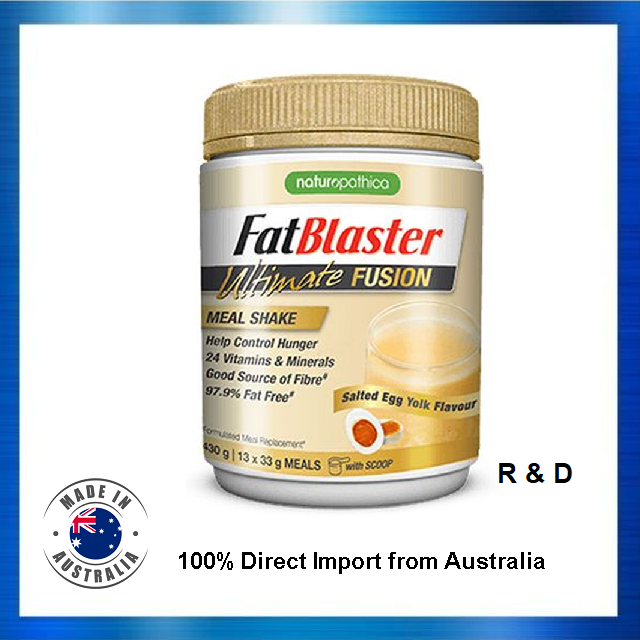 [Pre Order] FATBLASTER Weight Loss Shake Salt Egg Yolk Flavour ( 430g ...
