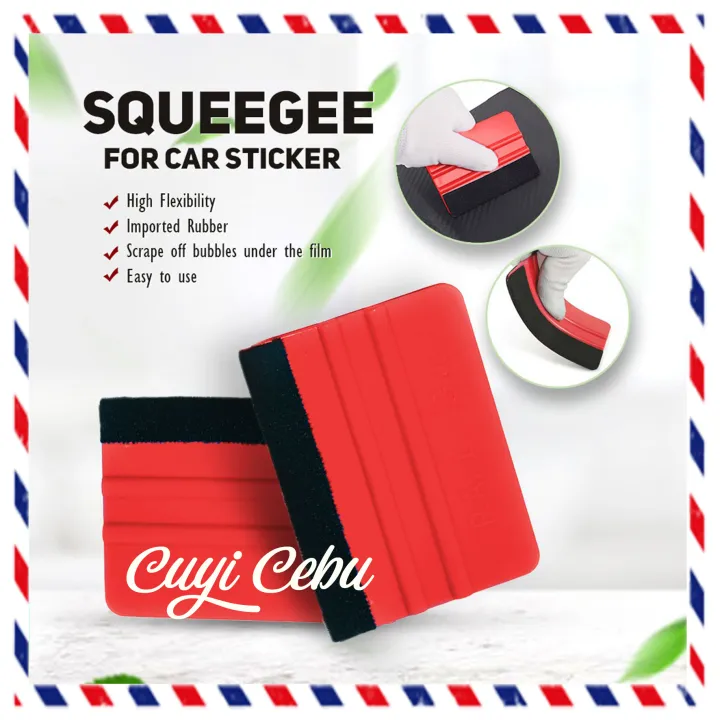 SQUEEGEE FOR CAR STICKER 10*7.5cm- CUYI CEBU | Lazada PH