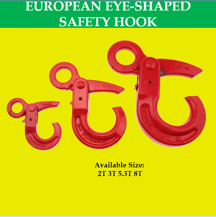 MAGO 2T 3T g80 Self-locking European Eye type Safety Hook Eye Self ...