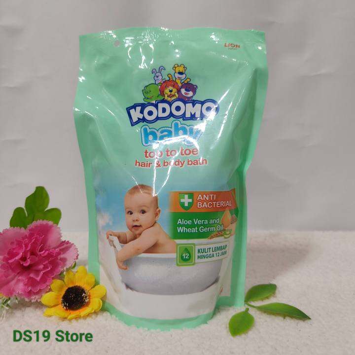 KODOMO Baby Hair & Body Wash Top to Toe Refill 450 ml | Lazada Indonesia