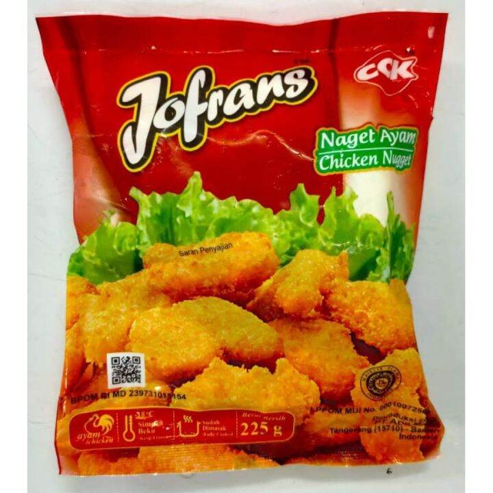 Jofrans Nugget Ayam 500gr / Nuget Ayam / Chicken Nugget / Naget ...