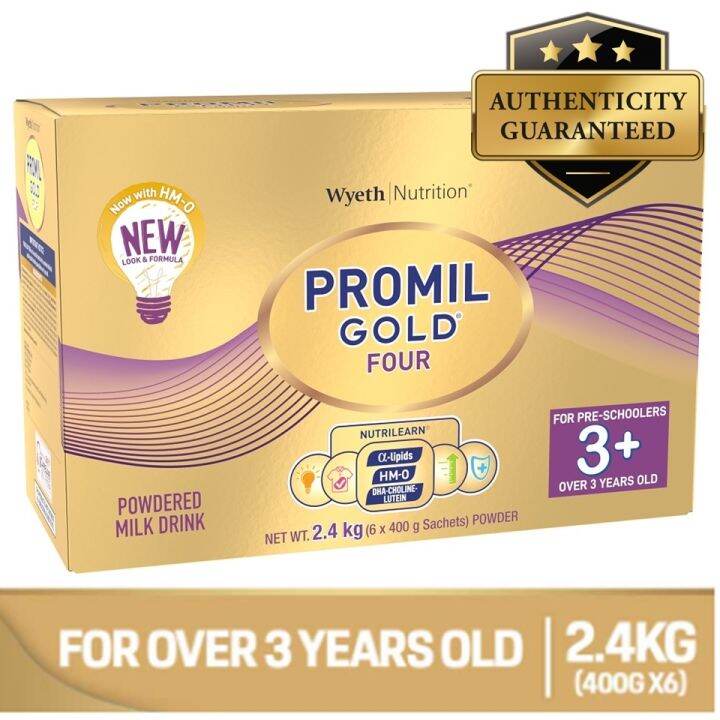 【COD】 PROMIL GOLD FOUR 2.4kg Milk Drink for 3 Years Old and Above ...