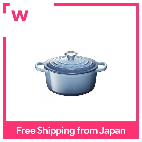 Le Creuset Casting Enamel Pot Signature Cocotte Rondo 18 cm Marine Blue ...