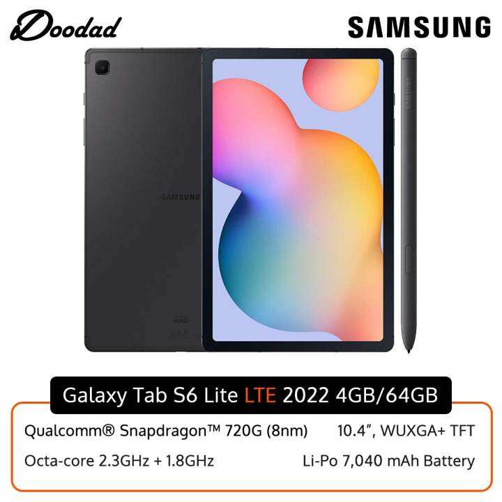 Samsung Galaxy Tab S6 Lite Lte 2022 Snapdragon Edition Sm P619 Grey
