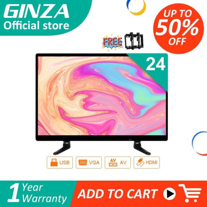 24 Inch LED TV Flat Screen Extra Slim Monitor on sale with TV cket ...