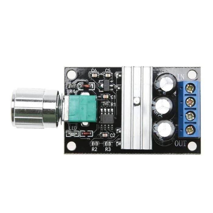 3A PWM Motor DC Speed Controller Kecepatan 6-28V Light dimmer lampu ...