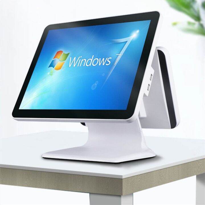 Dual Touch Screen Windows Cashier Terminal All In One POS System ...
