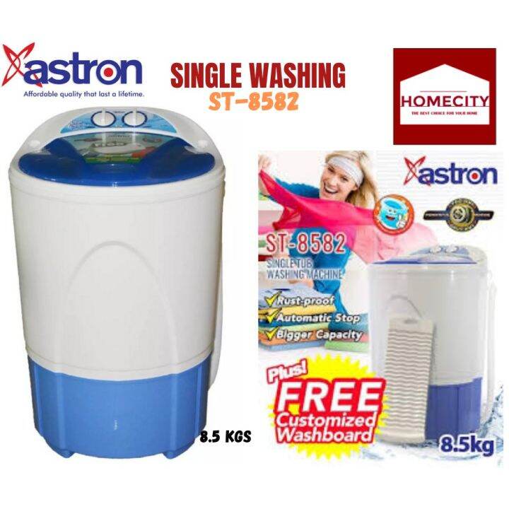 ASTRON SINGLE WASHING MACHINE ST 8582 | Lazada PH