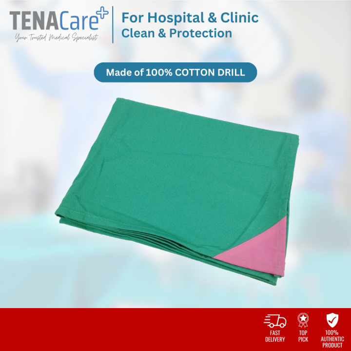 Hospital Green Abdominal Sheet with Pink Mark | Lazada