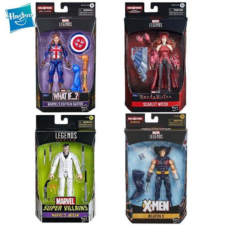 Hasbro Marvel Legends Weapon X Jigsaw Scarlet Witch Captain Carter ...