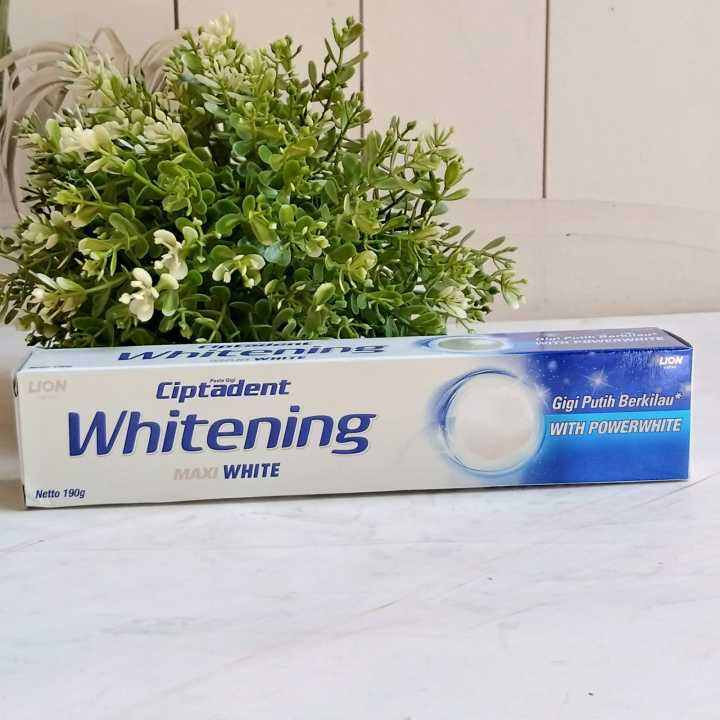 Ciptadent TP Whitening Maxi White 190g | Lazada Indonesia