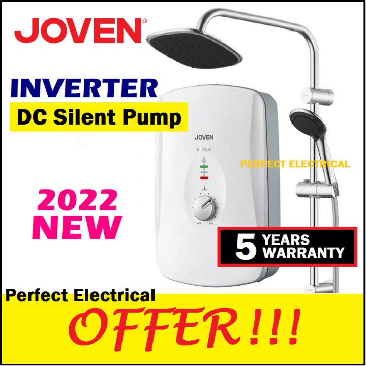 Joven Rain Shower DC Inverter Pump Instant Water Heater SL30IP-RS ...