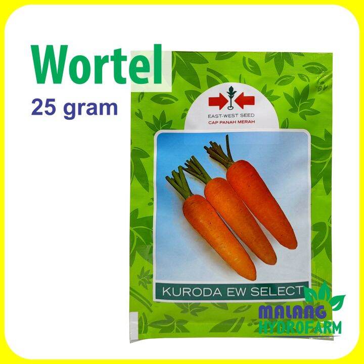 Benih Wortel Kuroda Ew Select 25 gram Cap Panah Merah sayur unggul ...