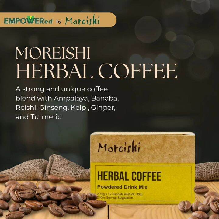Moreishi Herbal Coffee 12s | Lazada PH