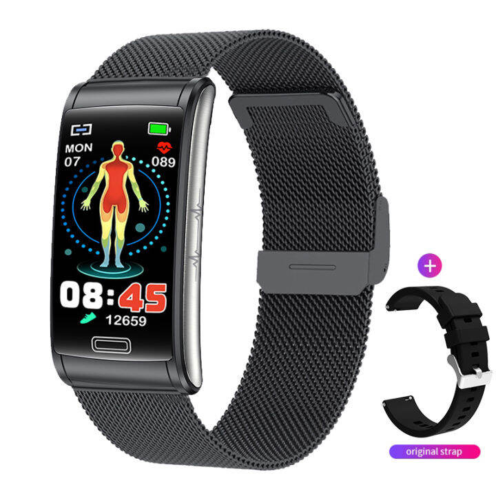 E600 Smart Watch IP68 Waterproof Smartwatch For Men Women Bracelet ECG ...