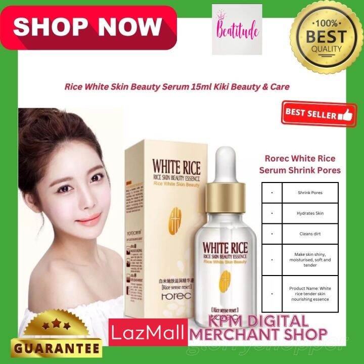 New Rorec Rice White Skin Beauty Serum 15ml Rice Serum For Face