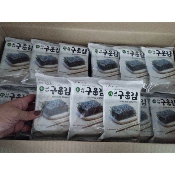 Genuine Jaya Seaweed wrapper Korean-Style (Nori / Laver / Gim) 4g x 72 ...