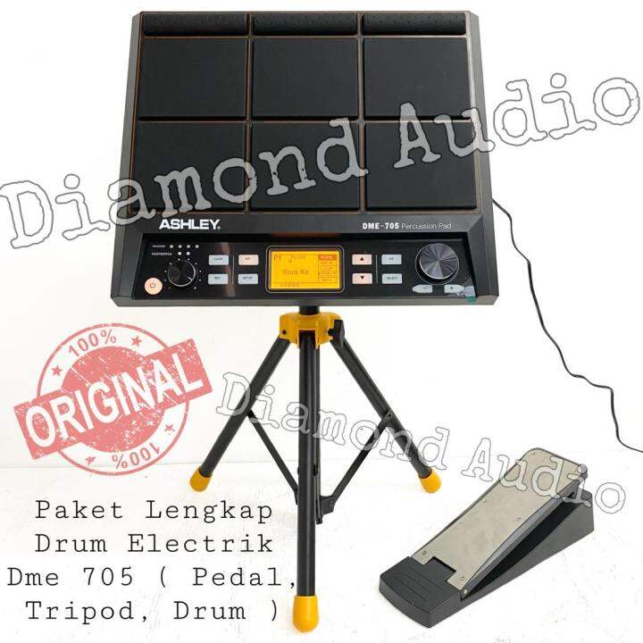 Drum Electrik Ashley Dme705 Percussion Pad Original Dme 705 ( Bayar ...