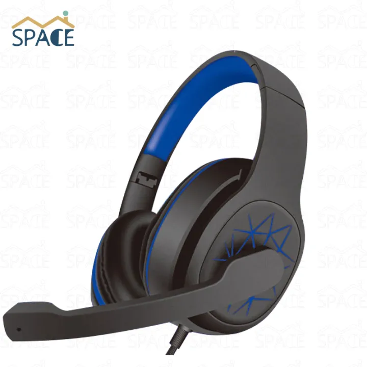 M-SPACE Headset Wired Headphones 3.5mm Wired Gaming Headphone Stereo ...