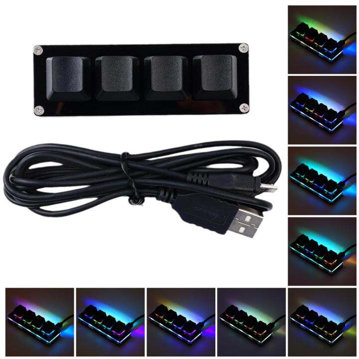 Mini USB Custom Mechanical Keyboard 2/3/4/6/9/12/16/24 Keys Gaming ...