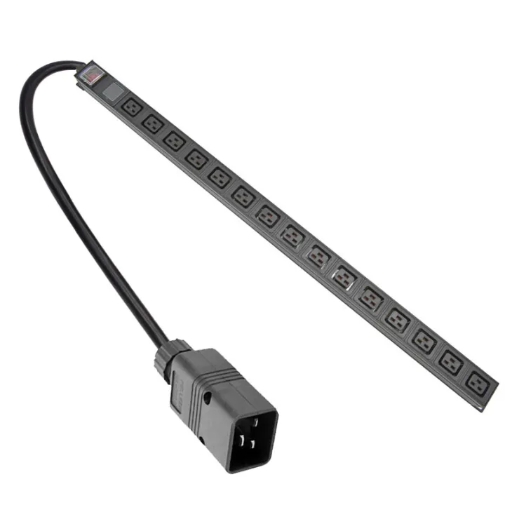 PDU Power Strip C19 output 15AC socket Double break switch 16A 3500W With current display meter ...