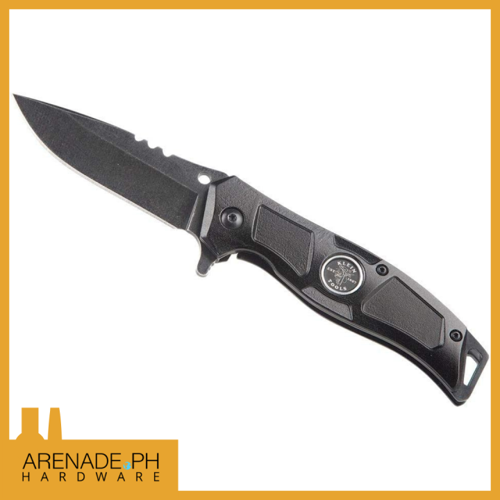 Klein Tools Electrician's Knife Stripping Notches and Wire Loop Hole ...