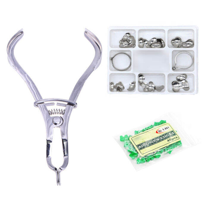 Dental Matrix Full Kit Sectional Contoured Matrices 40 Pcs Silicone Add ...