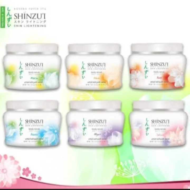 Shinzui Skin Lightening Body Scrub 120 gr (Memutihkan dan Meregenerasi ...
