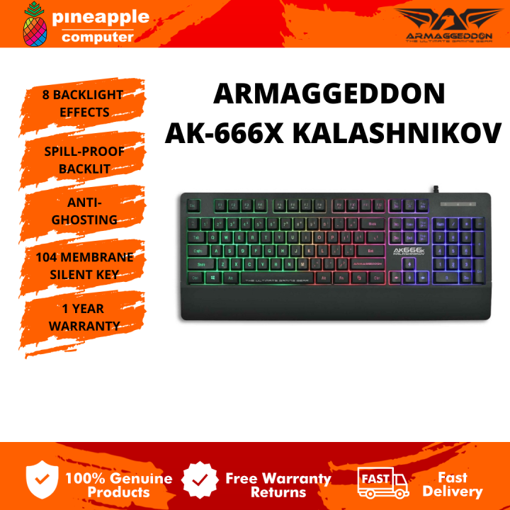 Armaggeddon AK-666x / AK666x Spill Proof Kalashnikov Spill Proof ...