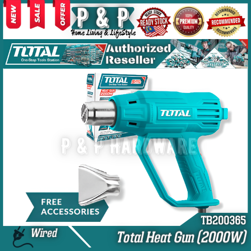 Total Heat Gun (2000W) TB200365 | Lazada