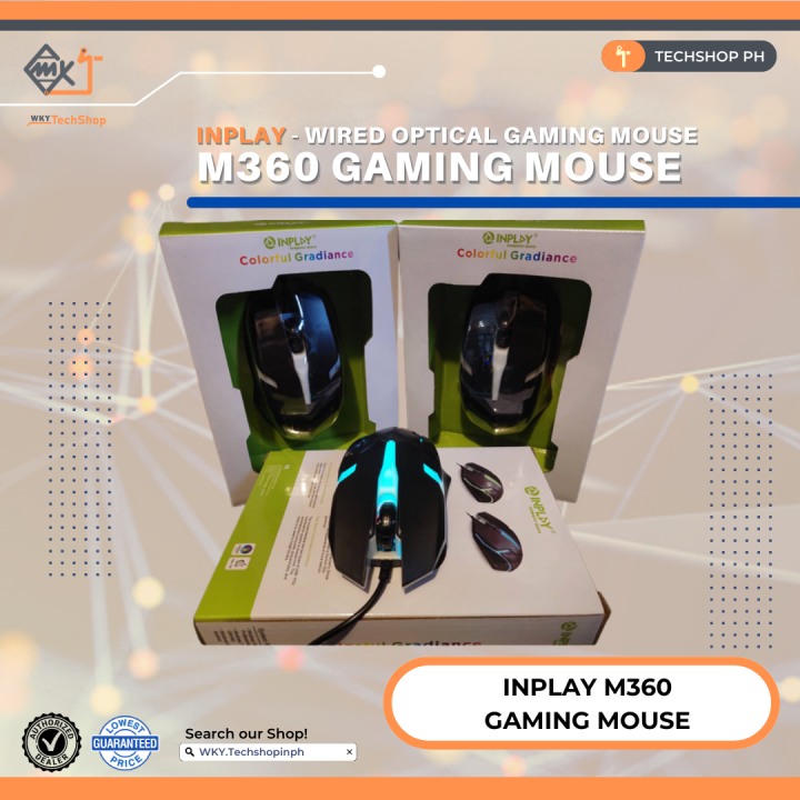 INPLAY - Wired Gaming Mouse | Lazada PH