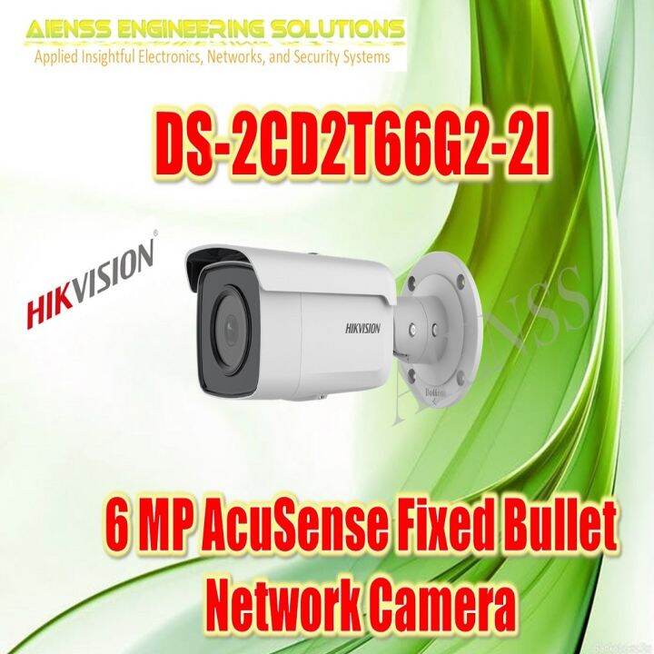 DS-2CD2T66G2-2I 6 MP AcuSense Fixed Bullet Network Camera HIKVISION | Lazada PH