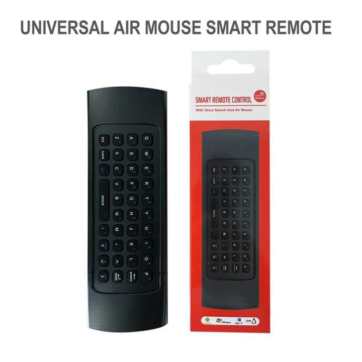 MX3 Flying Mouse Remote Control Air Mouse Built-in Gyroscope 2.4G Full ...