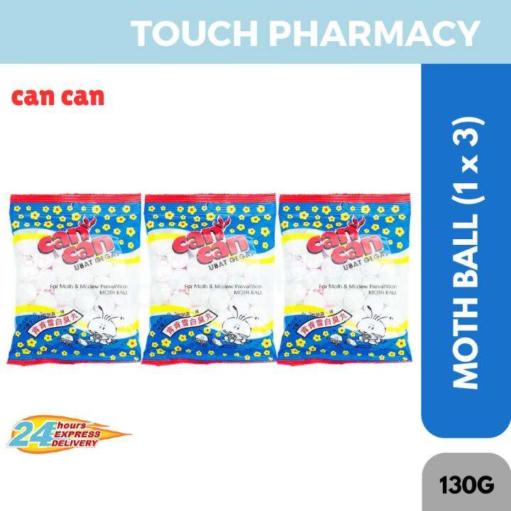 CAN CAN Moth Ball 130G x 3 Packs | Lazada