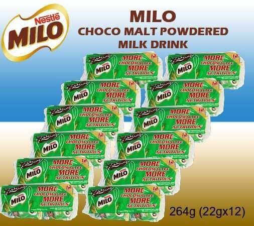 12packs NESTLE MILO SACHET TIE 144pcs x 22g | Lazada PH