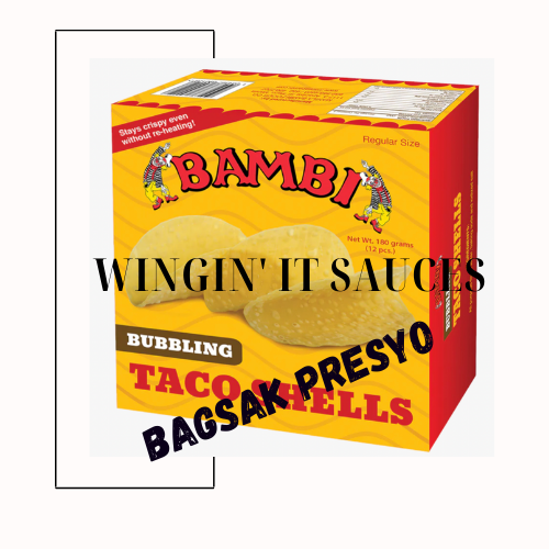 Bambi BUBBLING TACO SHELLS 180 grams / 12 pcs per pack | Lazada PH