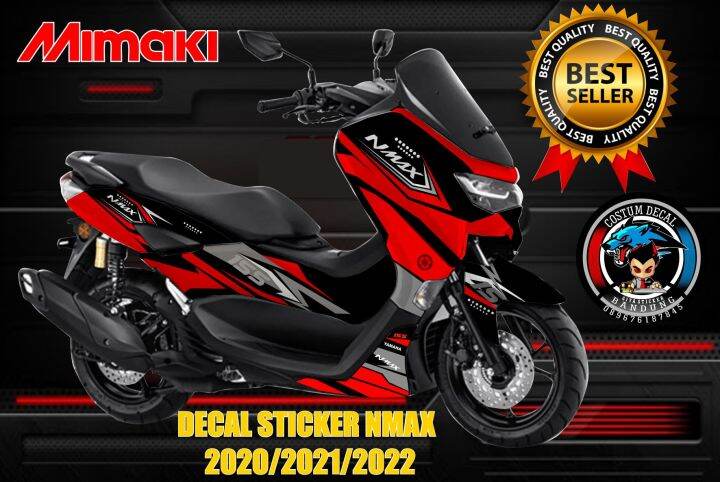 decal nmax merah | Lazada Indonesia